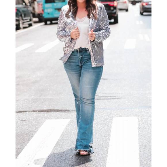 JESS LEA | Jackets & Coats | New Jess Lea Sequin The City Blazer In ...